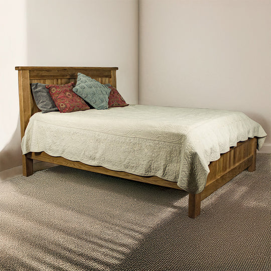 Camden King Size Oak Slat Bed Frame | Mainland Furniture NZ