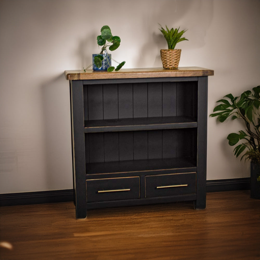 Cascais Oak Low Bookcase | Mainland Furniture NZ