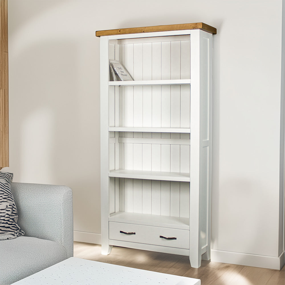 Felixstowe Large Pine Bookcase | Mainland Furniture NZ