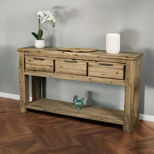 Mars 3 Drawer Console Table – Mainland Furniture