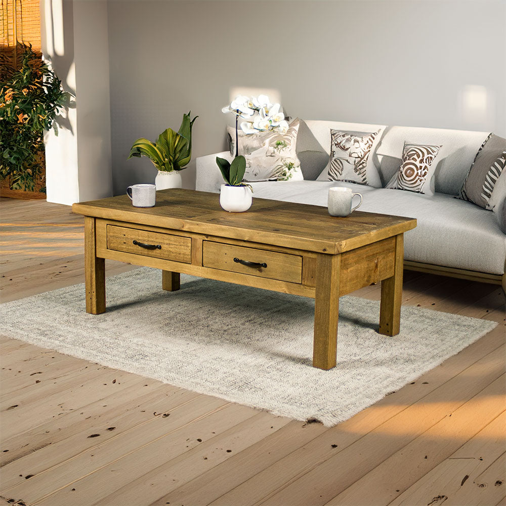 Ventura Recycled Pine Coffee Table - Mainland Furniture NZ