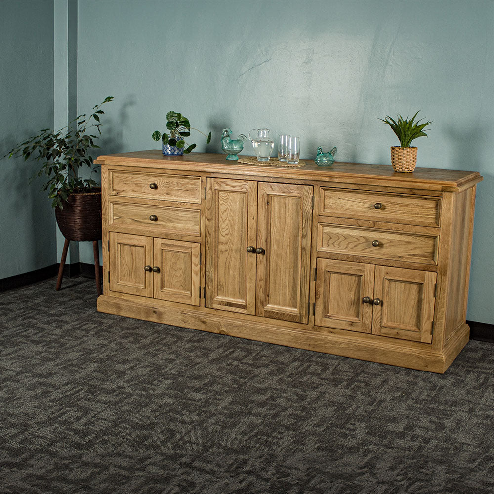 Versailles Large Oak Buffet | Mainland Furniture NZ