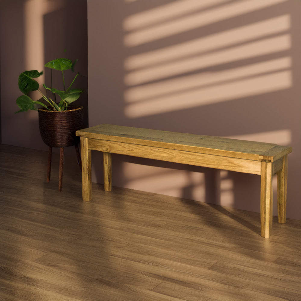 Vienna 1.58m Oak Bench Seat | Mainland Furniture NZ