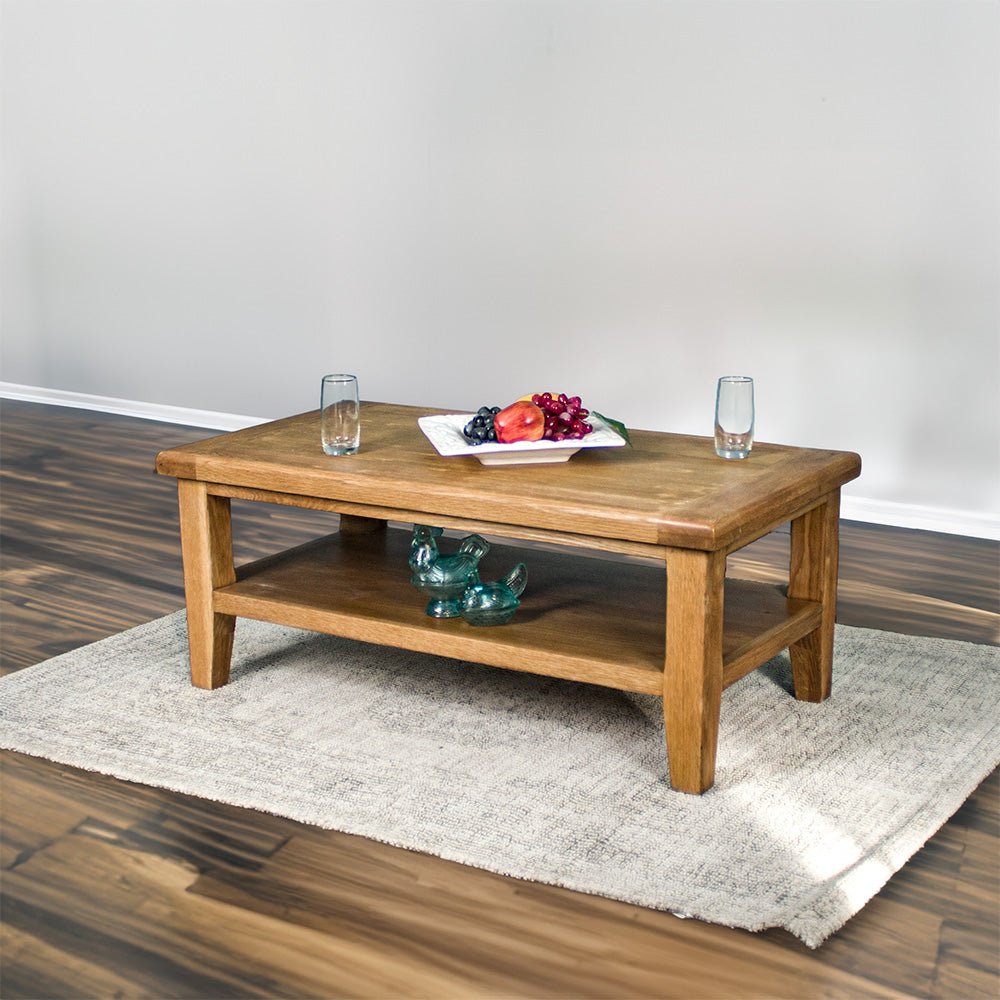 Yes Rectangular Oak Coffee Table - Mainland Furniture NZ