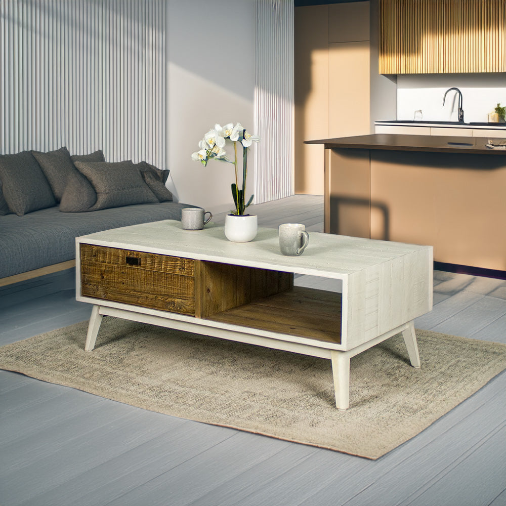 Nova Recycled Pine Coffee Table - Mainland Furniture NZ