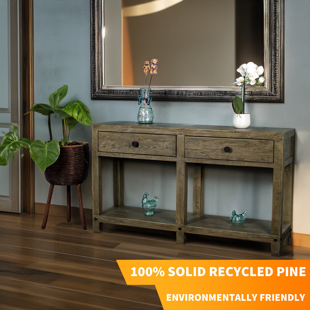 Stonemill Recycled Pine Hall Table - Mainland Furniture NZ