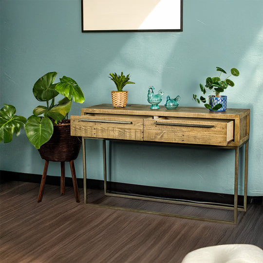 Monterey Recycled Pine Hall Table - Mainland Furniture NZ